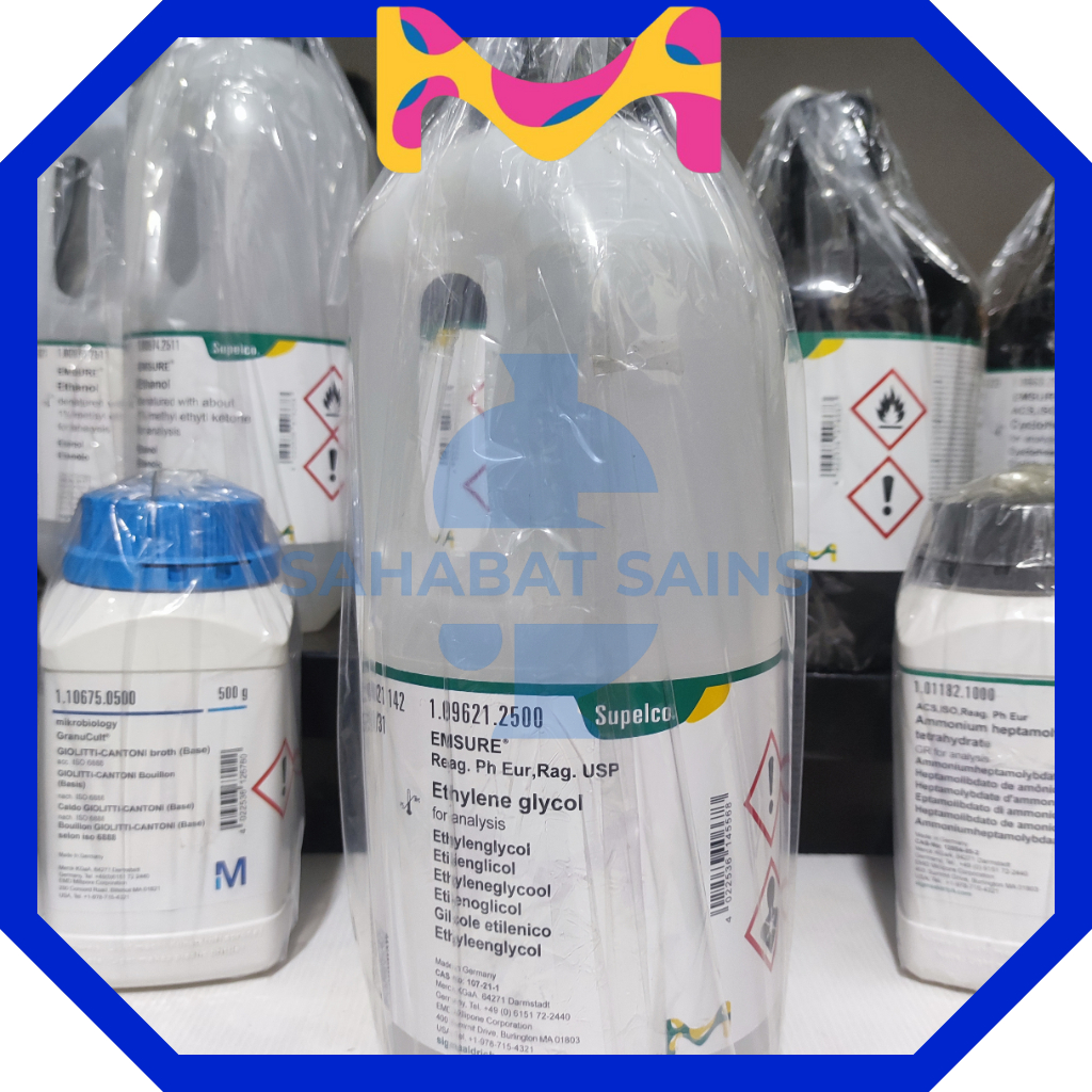 Jual Ethylene Glycol 2,5 Liter 109621 / Etilena Glikol Pro Analis ...