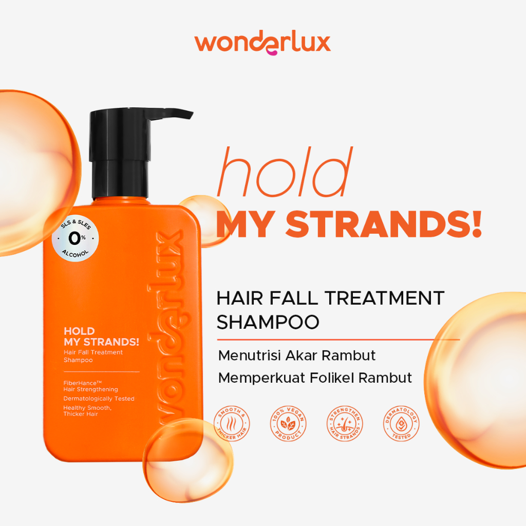 Jual [SPECIAL PRICE AFFILIATE] Wonderlux Hold My Strands! Shampoo Hair ...