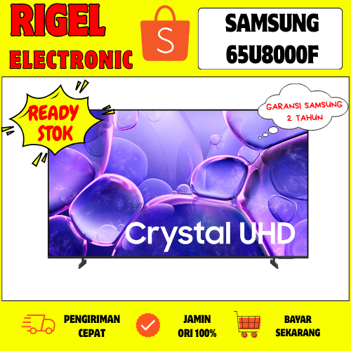 Jual SAMSUNG 65U8000F 65 INCH SMART TV CRYSTAL UHD 4K TV 2025 / 65DU7000 | Shopee Indonesia
