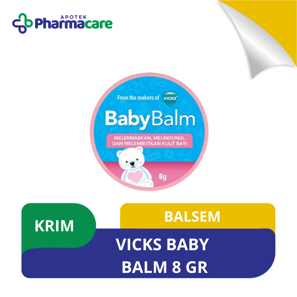 Jual PHARMACARE | VICKS BABY BALM 8 GR | BALSAM BAYI - PERAWATAN BAYI ...