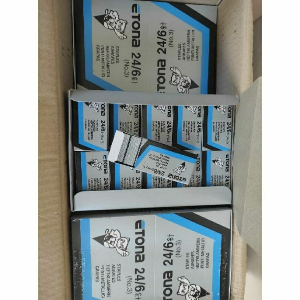Jual Steples jok motor Besar kecil 1pack NO.3 - NO.10 isi steples 24/6 ...