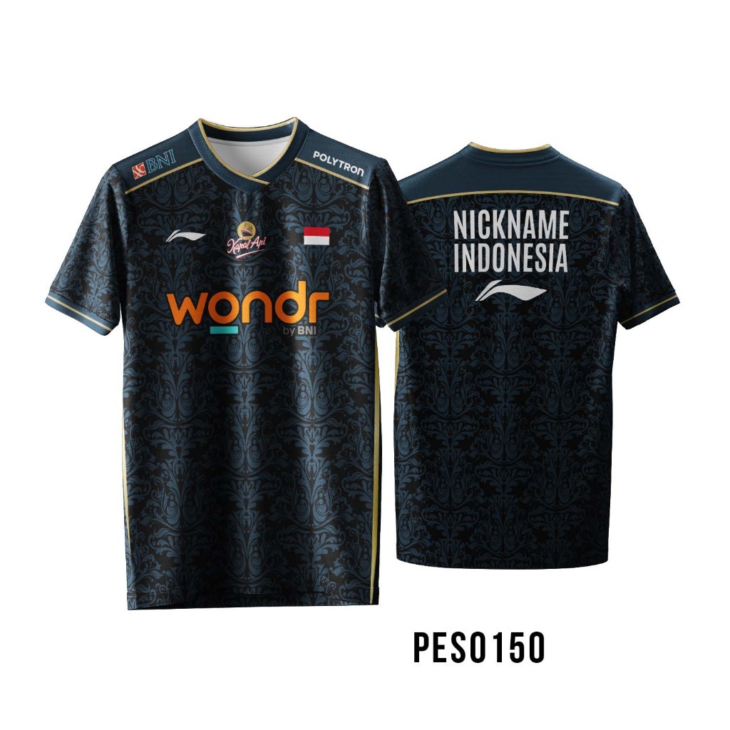 Jual Jersey Badminton Custom Full Print Free Tambah Nama PB Komunitas ...