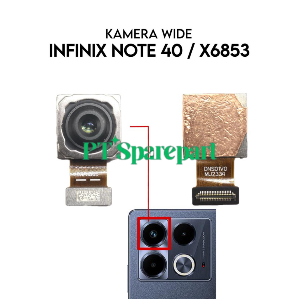 Jual Kamera Depan Belakang Infinix NOTE 40 / X6853 | Shopee Indonesia