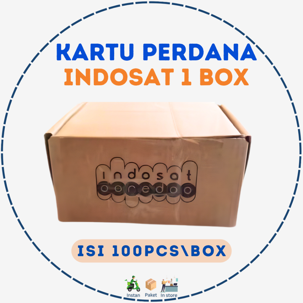 Jual Kartu Perdana Indosat IM3 Kosongan 0K 1 Box Isi 100Pcs (Box Segel ...
