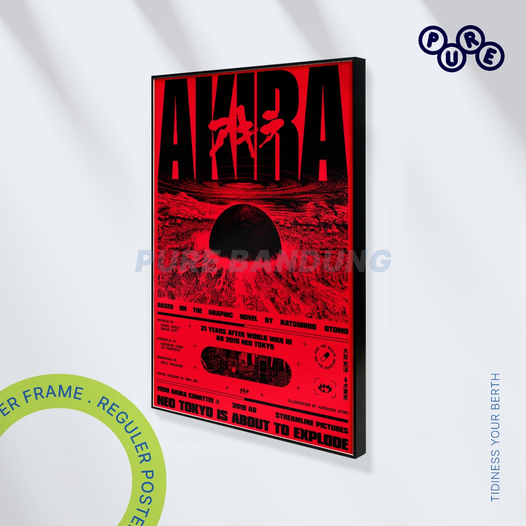 Jual PURE BANDUNG – AKIRA Bingkai Frame Dekorasi Dinding Kamar Pajangan ...