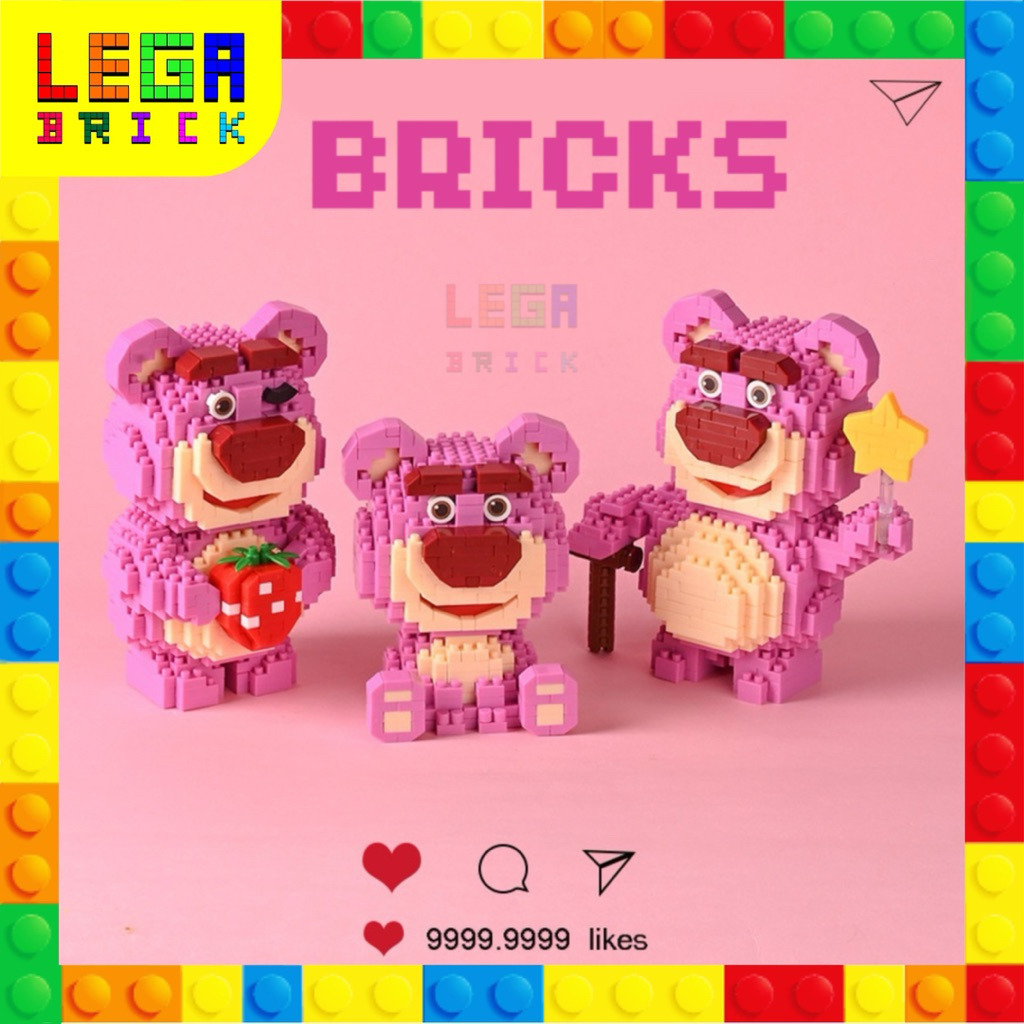 Jual Mini Bricks Karakter LOTSO 3D Puzzle - Mainan Merakit DIY Koleksi ...