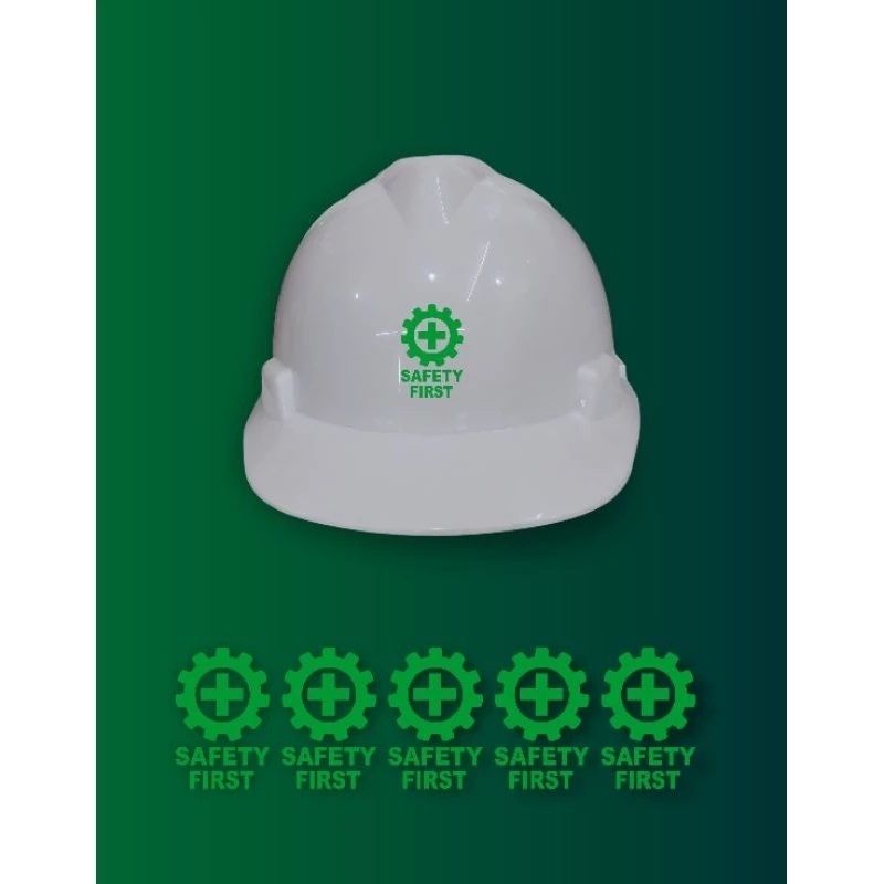Jual STIKER HELM PROYEK K3, SAFETY FIRST BAHAN REFLECTIVE | Shopee ...