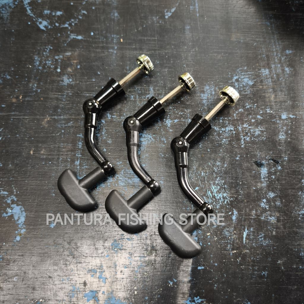 Jual Handle Reel Pancing CNC Ukuran 1000-2000 Warna Hitam - Engkol ...