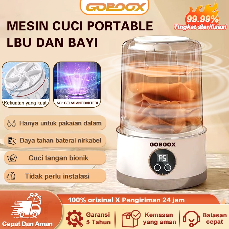 Jual GOBOOX Mesin Cuci Mini Portable Wireless Underwear Small ...