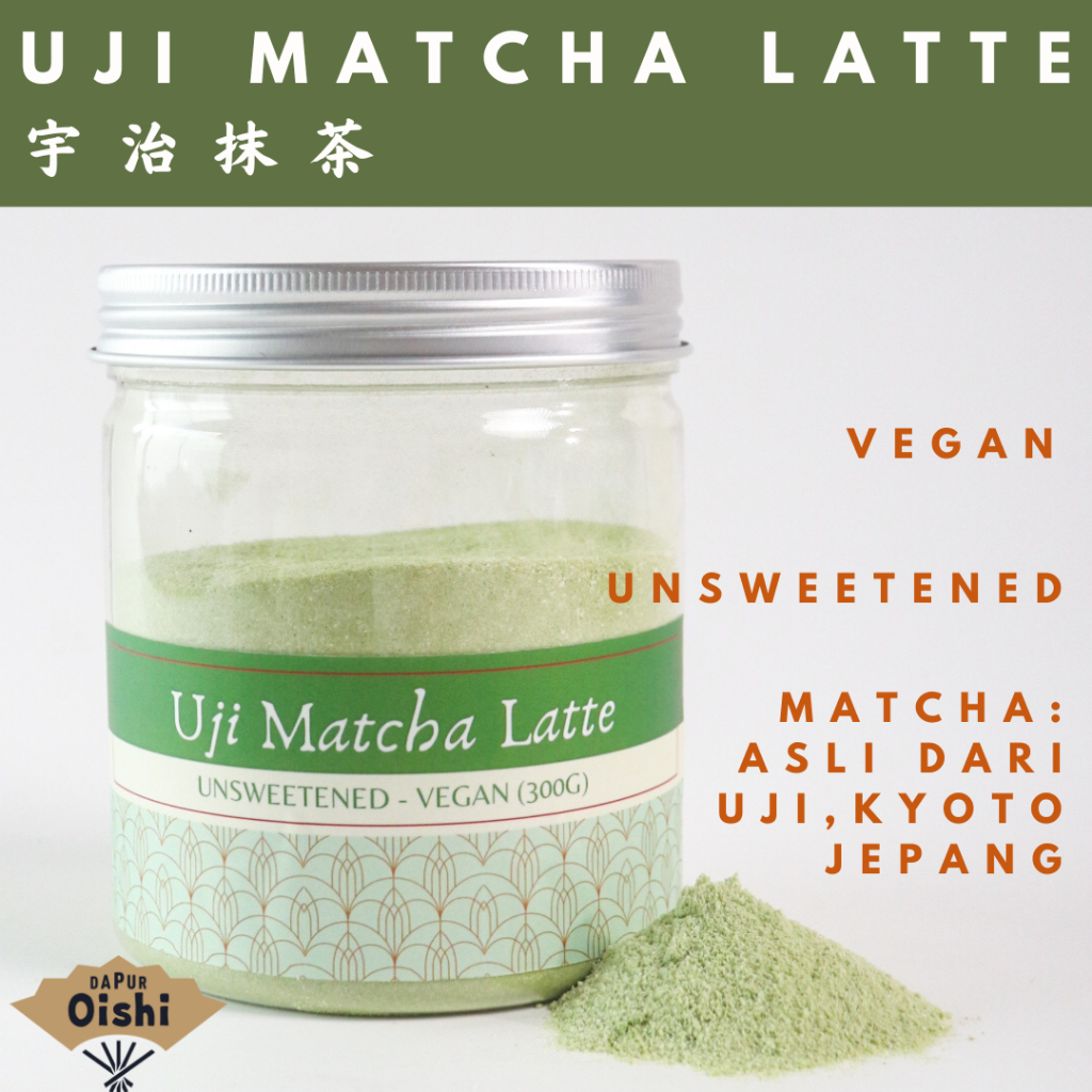 Jual [Unsweetened] Uji Matcha Latte [VEGAN] | Green Tea Latte Instant ...
