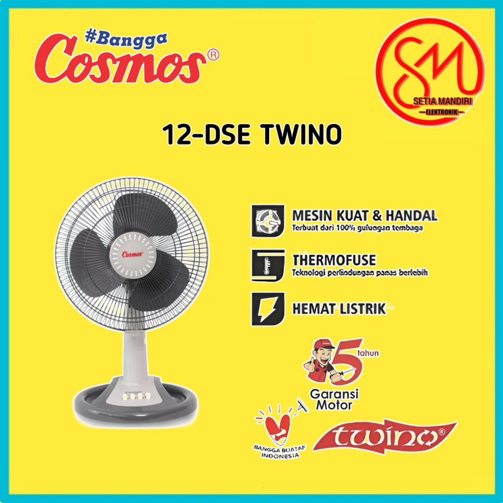 Jual Cosmos Kipas Angin Desk & Wall Fan 12-DSE TWINO | Shopee Indonesia