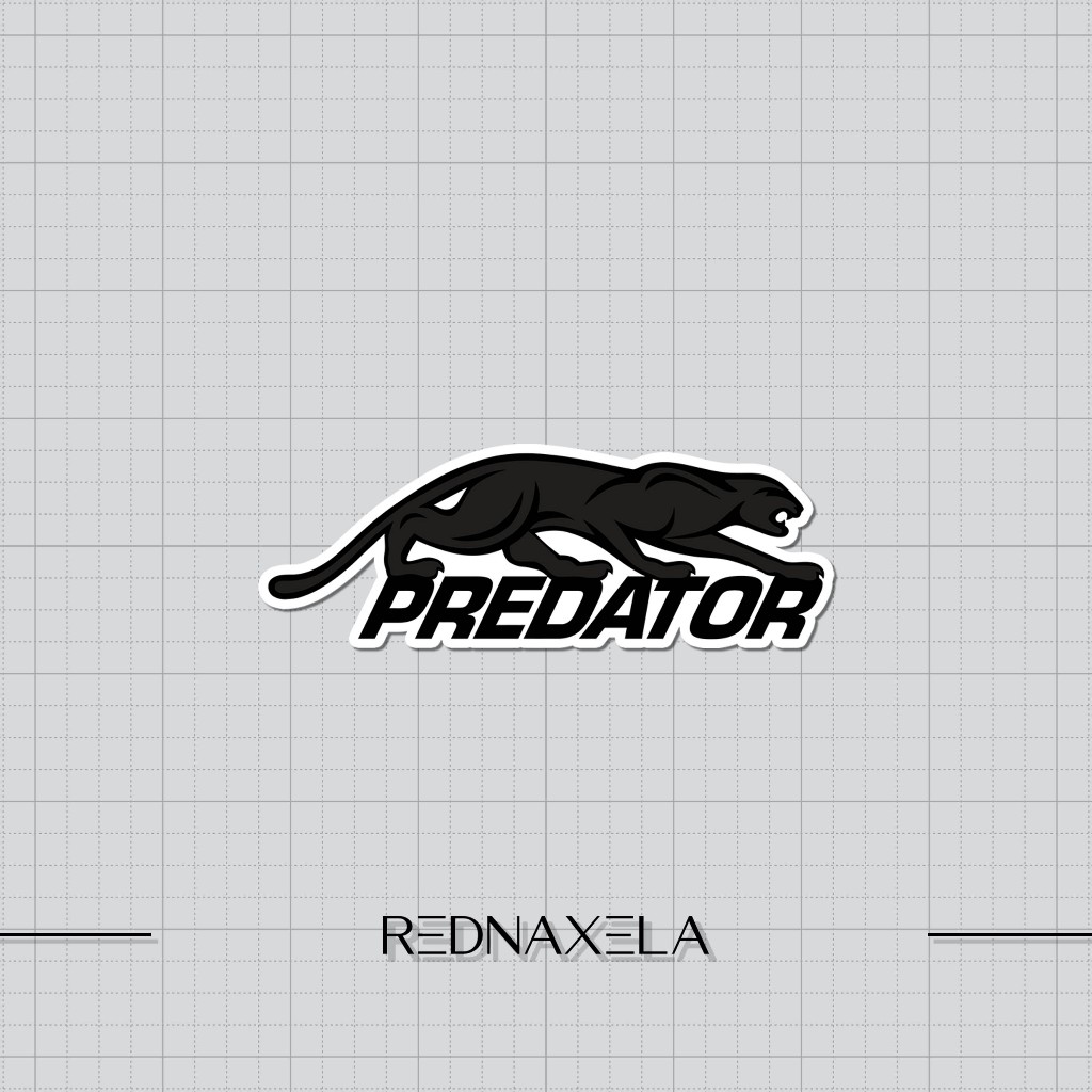 Jual Stiker Vinyl Predator Cues Black Logo Stiker Koper Outdoor ...