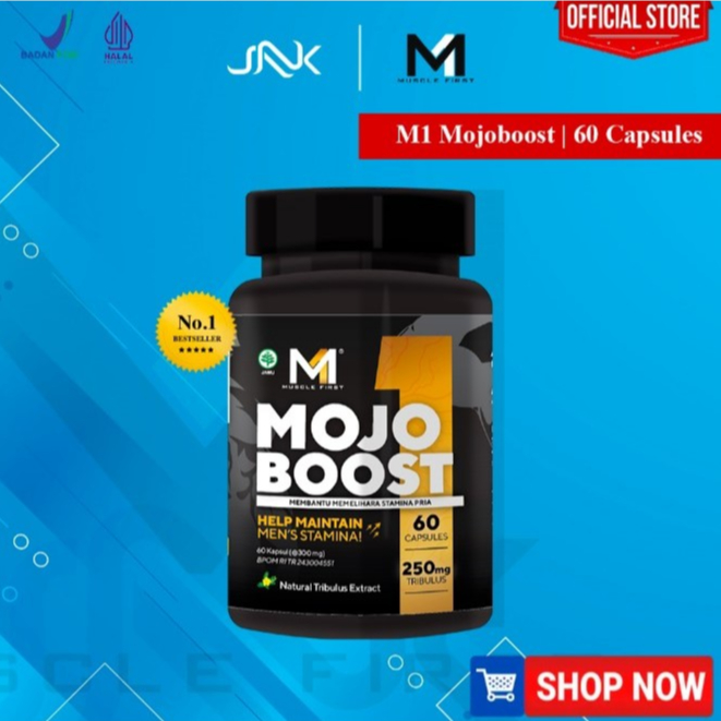 Jual M1 Muscle First MOJOBOOST 60 Caps | Testobooster Testo Suplemen ...