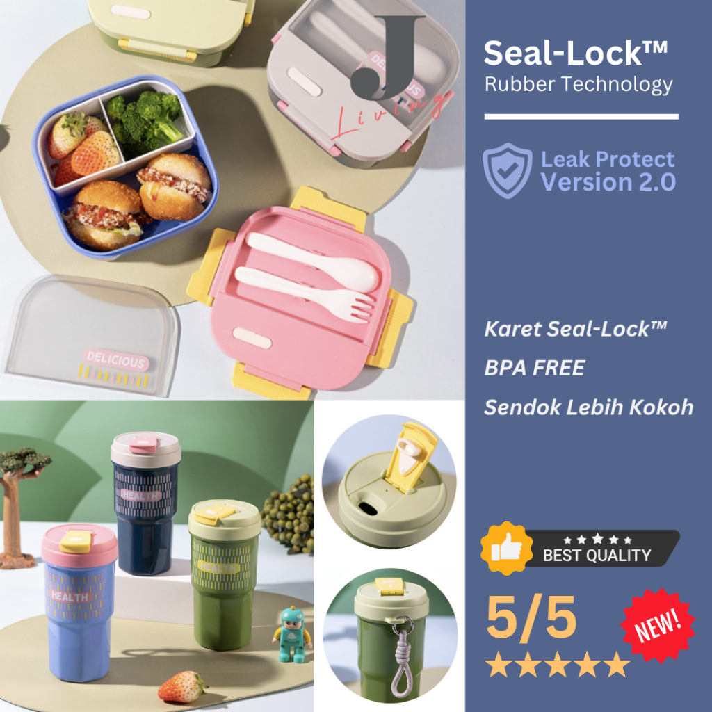 Jual J LIVING - MAME Tempat Makanan Bekal Food Grade Tempat Plastik ...