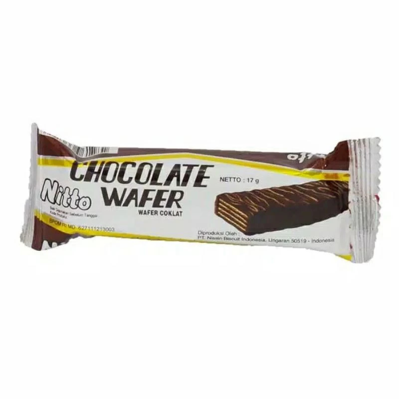 Jual Nissin Nitto Chocolate Wafer 20gr 1 Renteng Isi 10 | Shopee Indonesia