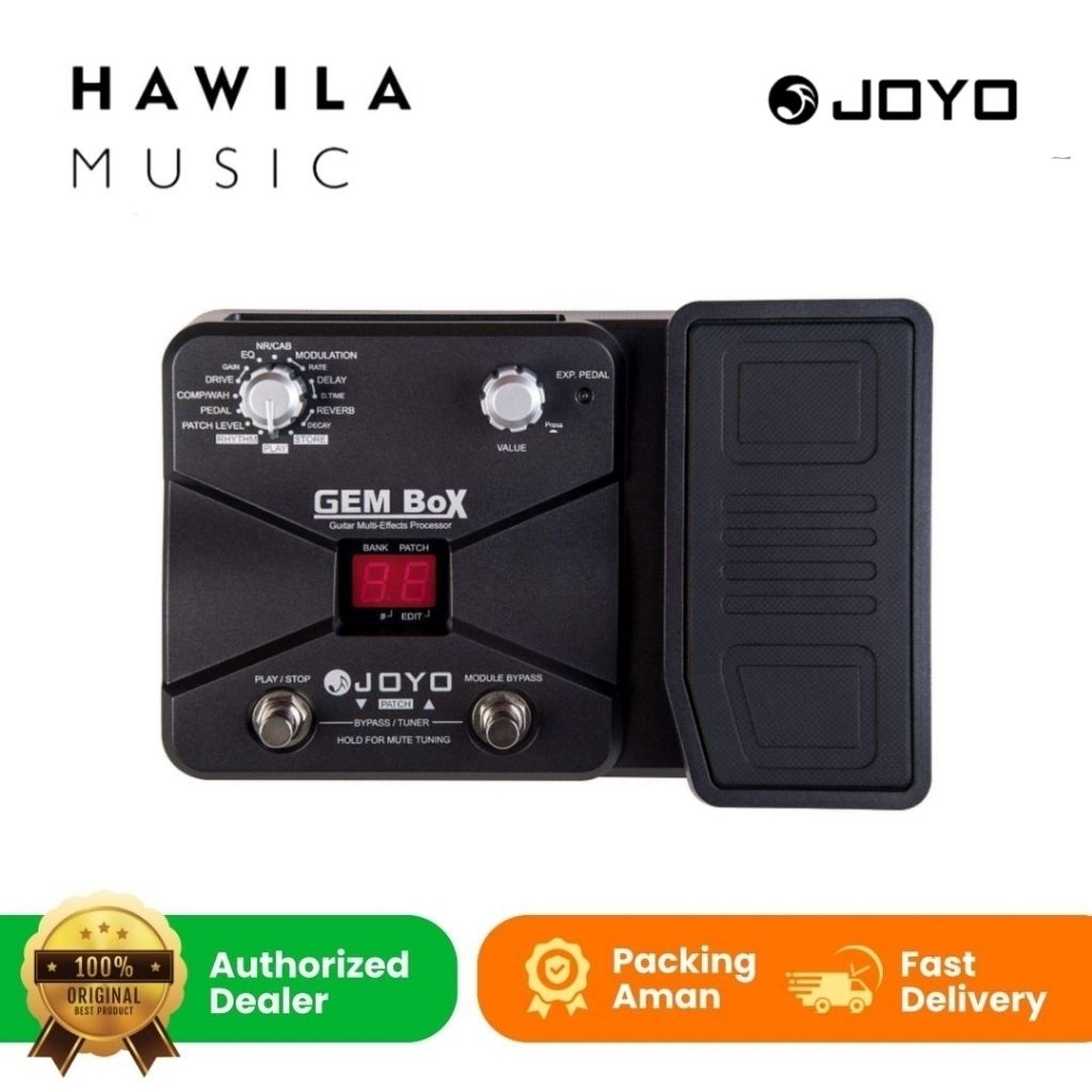 Jual Effect Guitar Efek Gitar Joyo Gembox1 Gembox 1 Guitar Multi ...