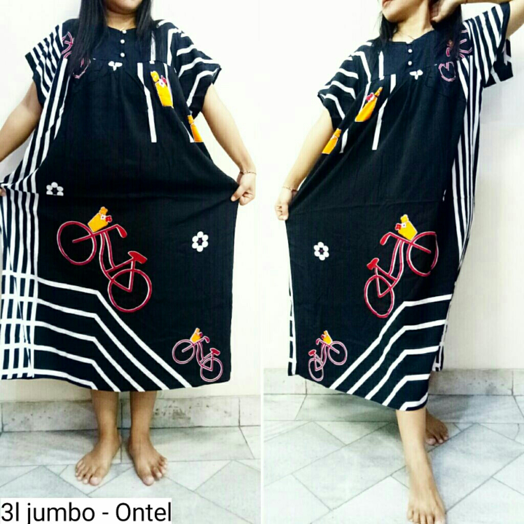 Jual Batik Hengky Terbaru - Jumbo 3L Ontel - Baju Tidur Wanita Motif ...