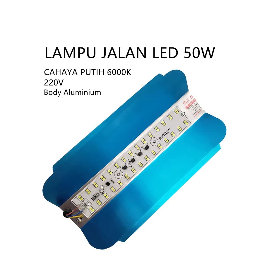 Jual Lampu Jalan 50W PJU LED SUNLAMP Lampu Sorot 50w 100W Aluminium ...