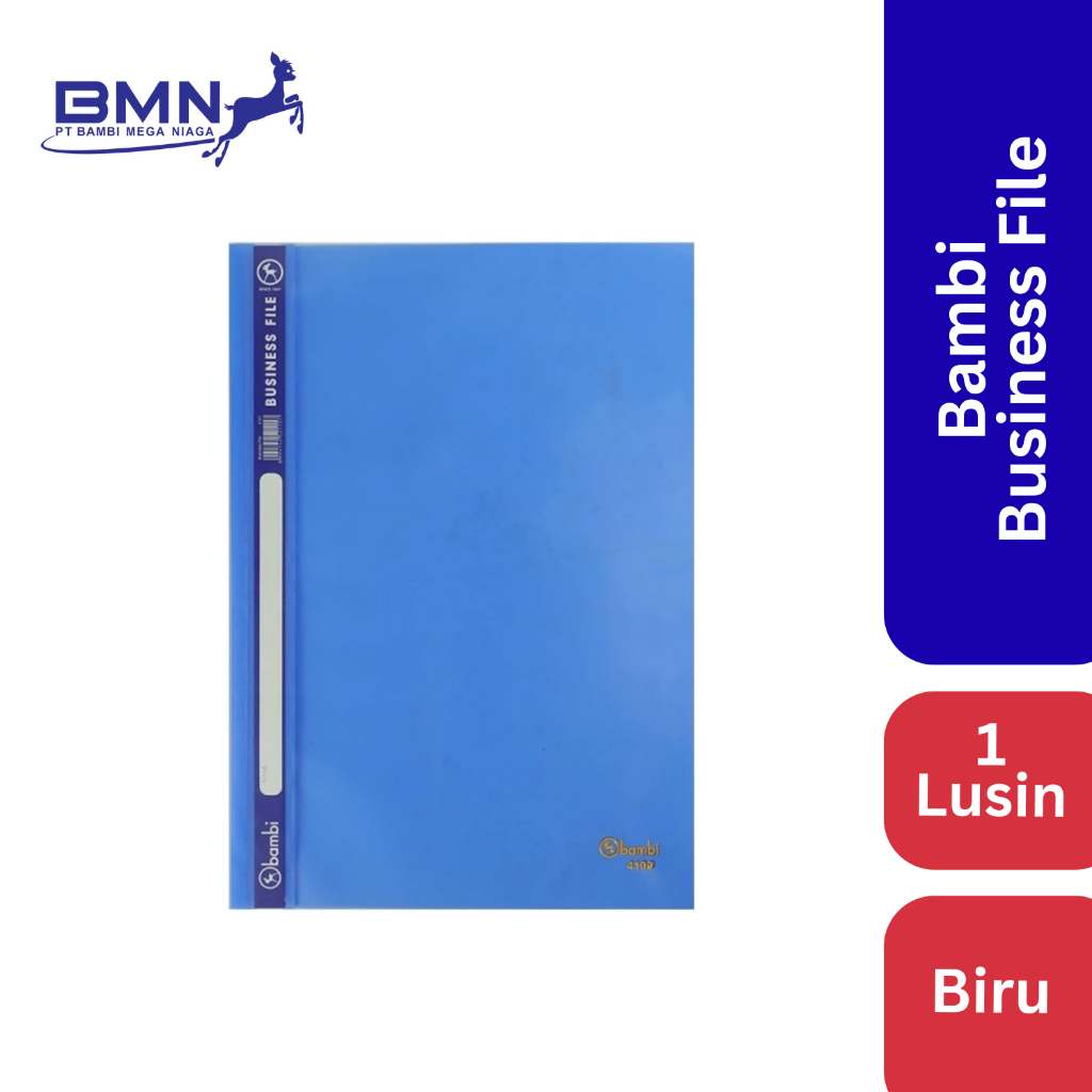 Jual Bambi Map Plastik Folio Business File Kemasan 1 Lusin code 4100 ...