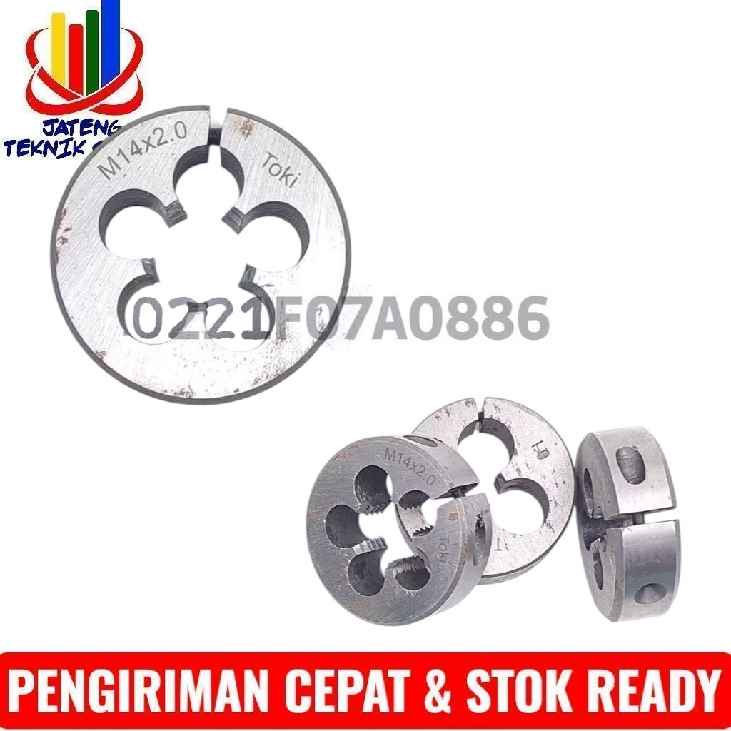 Jual Senai M14 x 2.0 Round dies Hss Senay Drat Luar Toki Bukan Yamawa ...