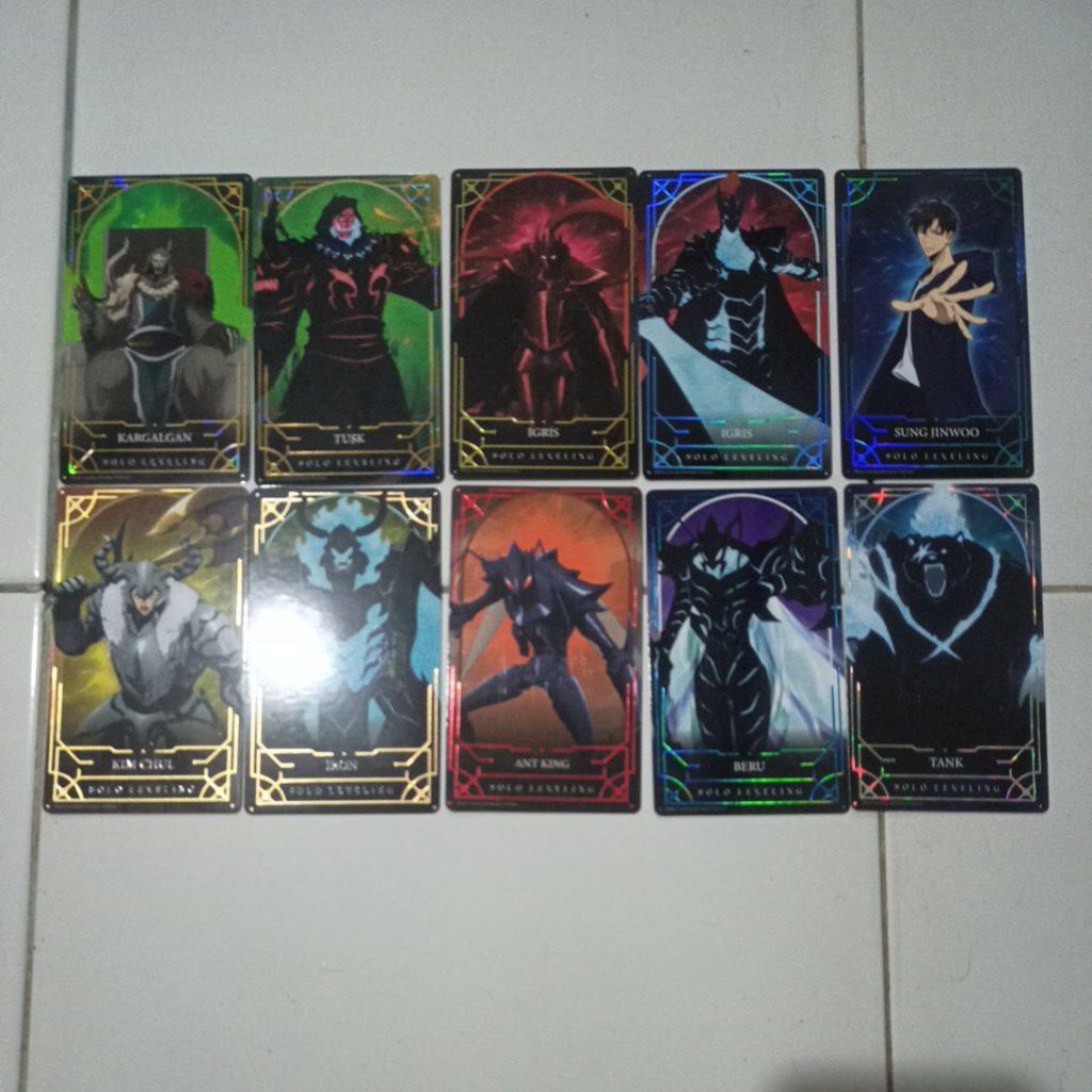Jual Solo Leveling Collectible Card x Indomaret Point Coffe | Shopee ...