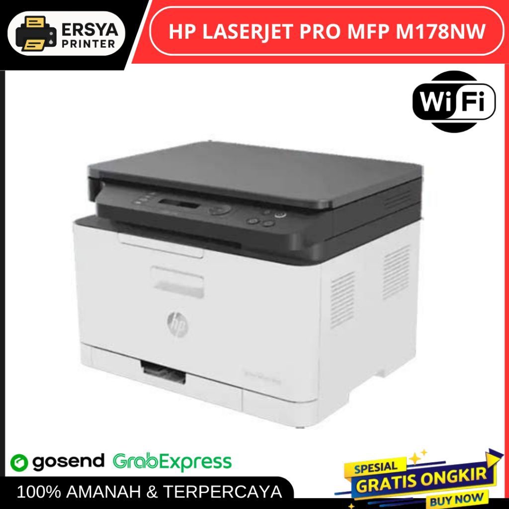 Jual HP Printer Laser Color Warna Multifungsi MFP 178NW 178 NW Print ...