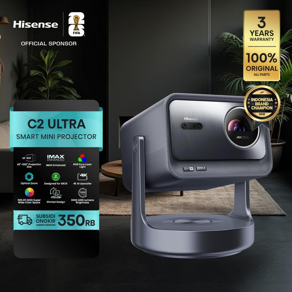 Jual HISENSE SMART MINI PROJECTOR C2 ULTRA UHD 4K VIDAA OS | Shopee ...