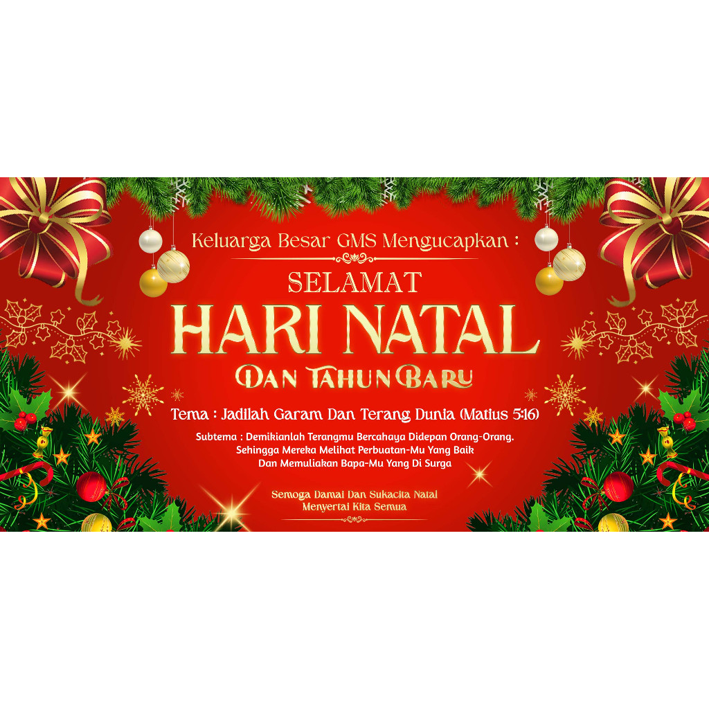 Jual SPANDUK NATAL dan BANNER NATAL BACKDROP ACARA NATAL IBADAH NATAL ...