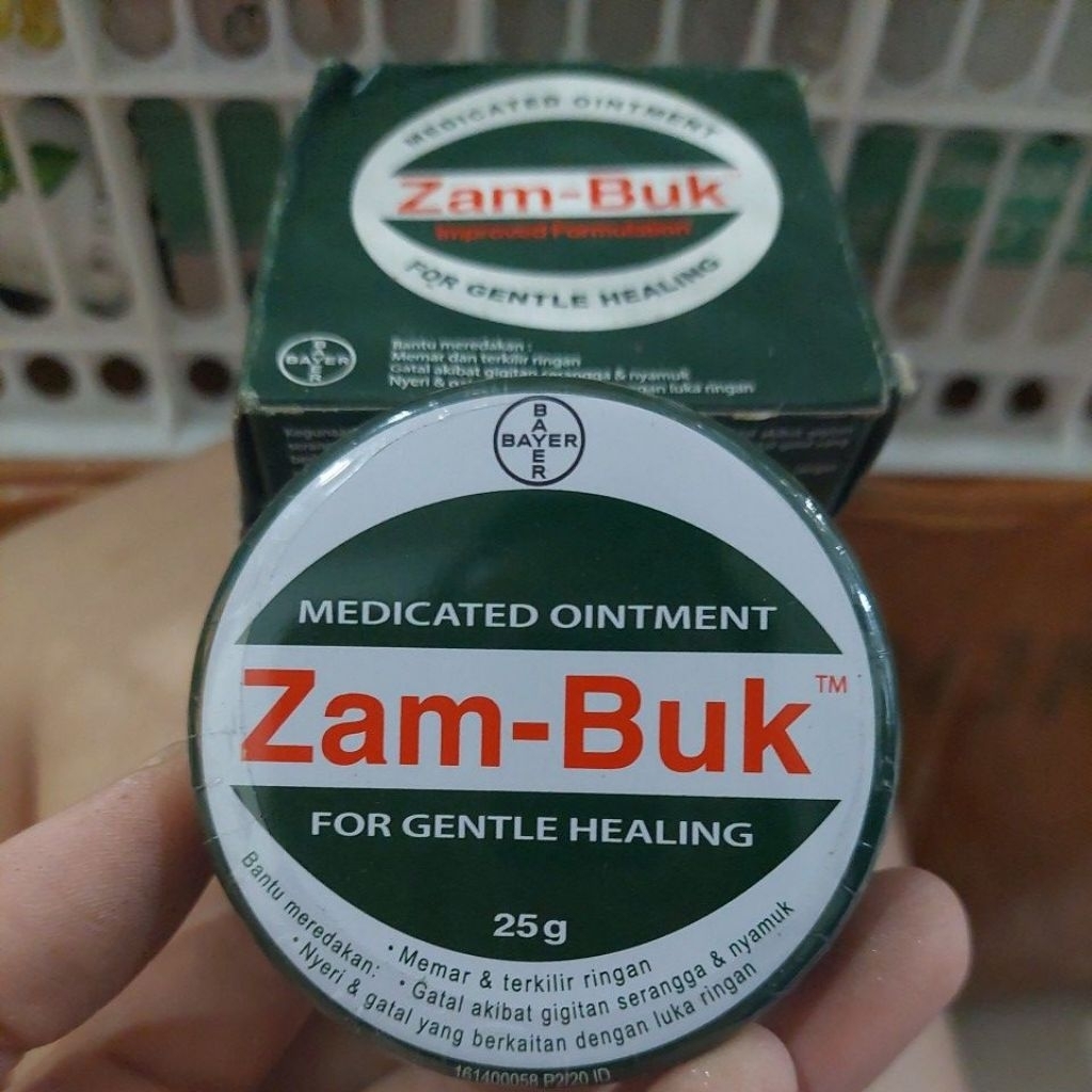 Jual ZAMBUK MEDICATED OINTMENT FOR GENTLE HEALING 25GR | Shopee Indonesia