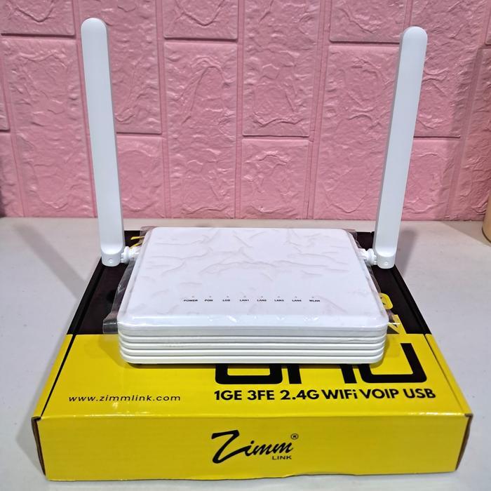 Jual Zimmlink Modem Fiber Optik ZL2113X ONU Router XPON Support All OLT ...