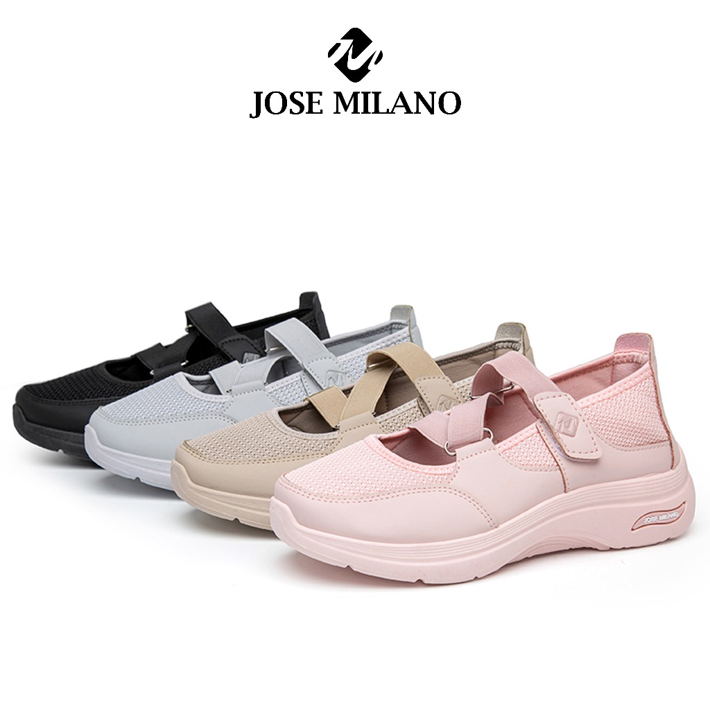 Jual JOSE MILANO JM-175 Sepatu Flat Wanita Casual / Sepatu Wanita Strap ...