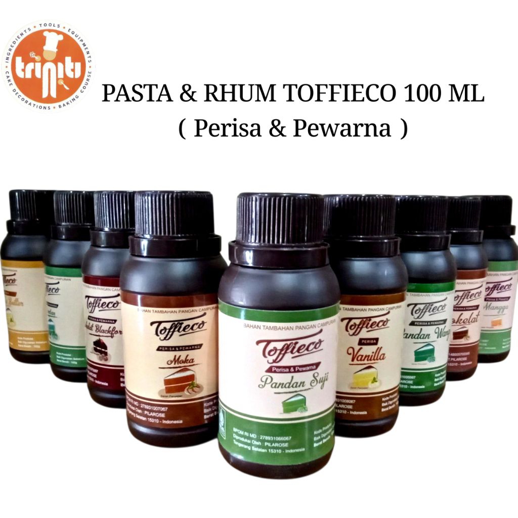 Jual Pasta Toffieco & Rum Toffieco 100 ML( Perisa & Pewarna) | Shopee ...