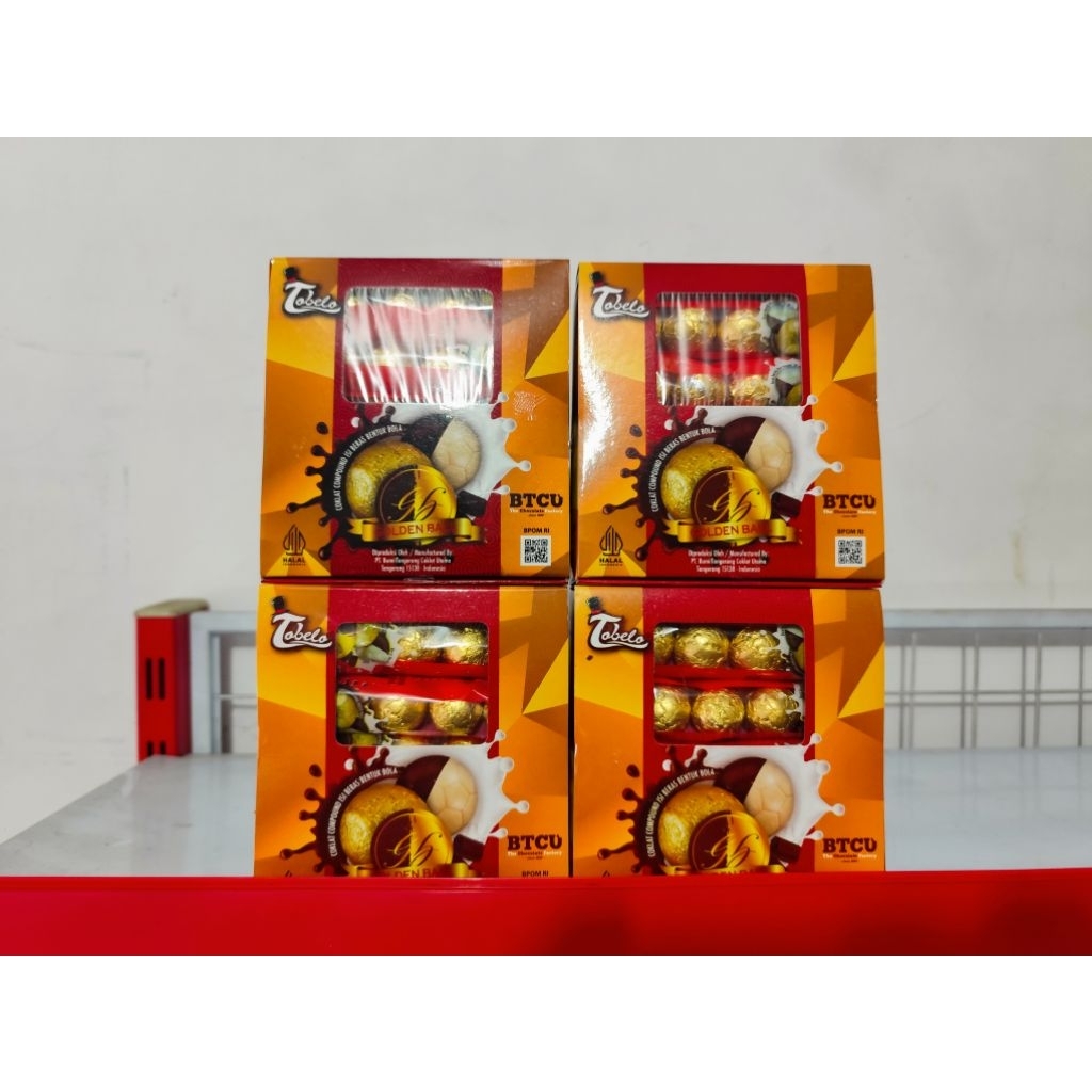 Jual Tobelo Golden Ball (1 Box isi 10 pcs) | Shopee Indonesia