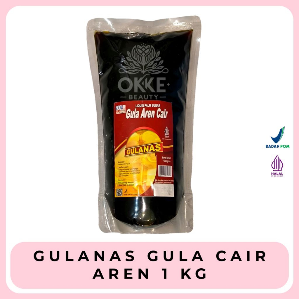Jual Gula Cair GULANAS 1 kg – Gula Aren | Liquid Sugar Untuk Kopi ...