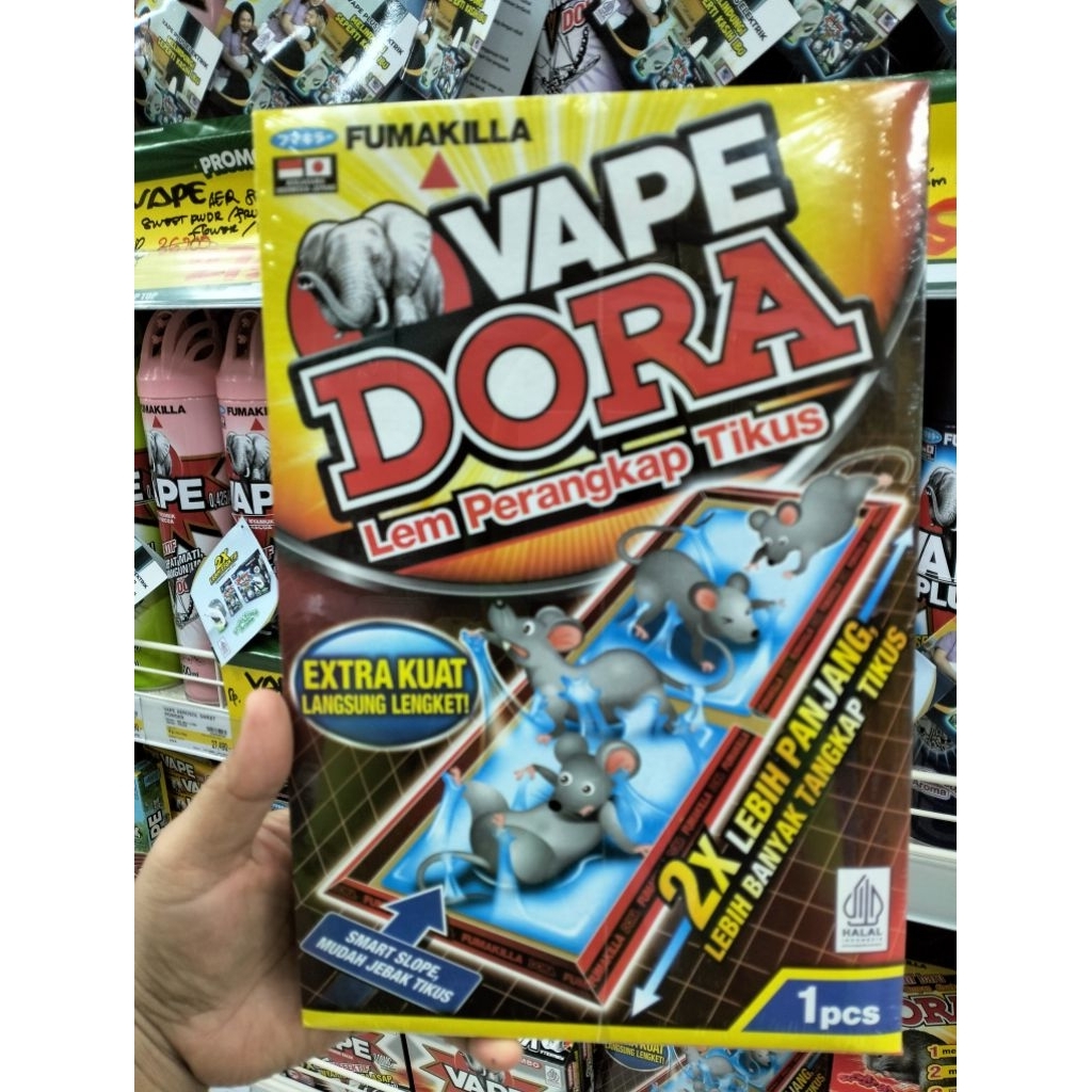 Jual Vape Dora Lem perangkap tikus/mouse &rat glue traps | Shopee Indonesia