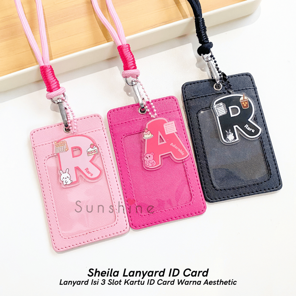 Jual Sunshinelove - Sheila Lanyard Name Tag ID Card Holder Paracord ...