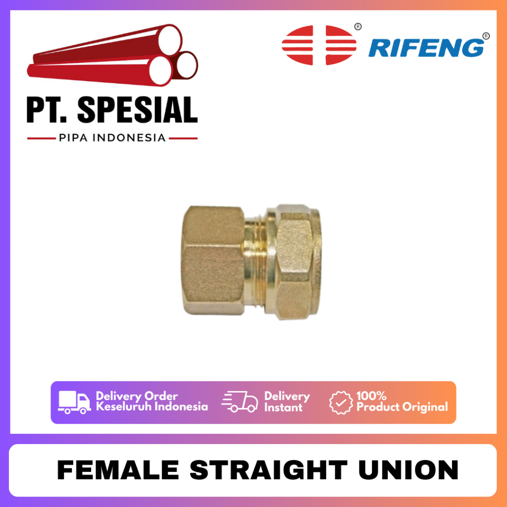 Jual Sock Drat Dalam Rifeng 2025 x 3/4"F /SDD Rifeng/Female Straight ...