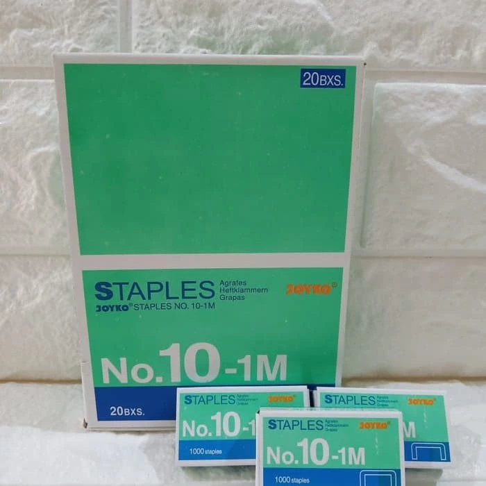 Jual Isi Staples JOYKO Kecil No. 10/Refill Steples Stapler/Isi Hekter ...