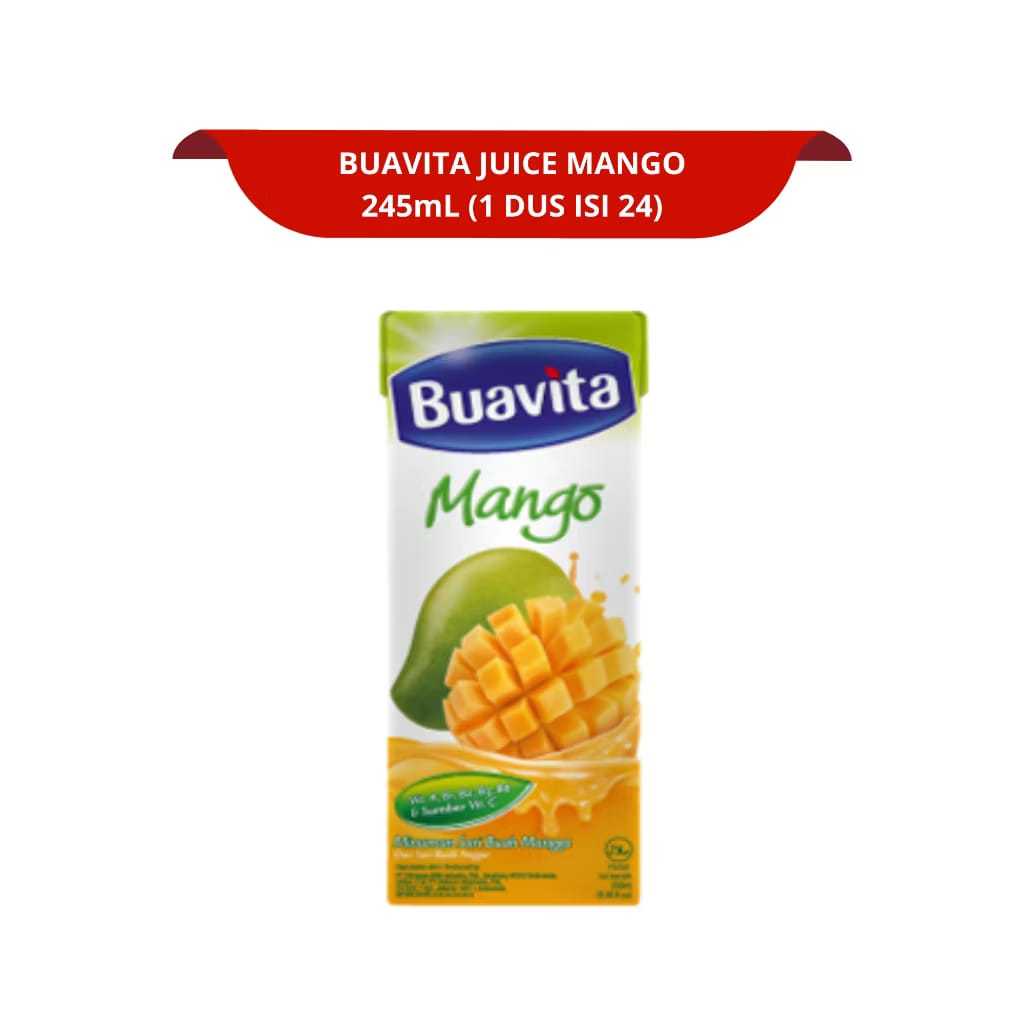 Jual [1 DUS ISI 24] BUAVITA JUICE JUS JAMBU GUAVA ORANGE LYCHEE MANGO ...