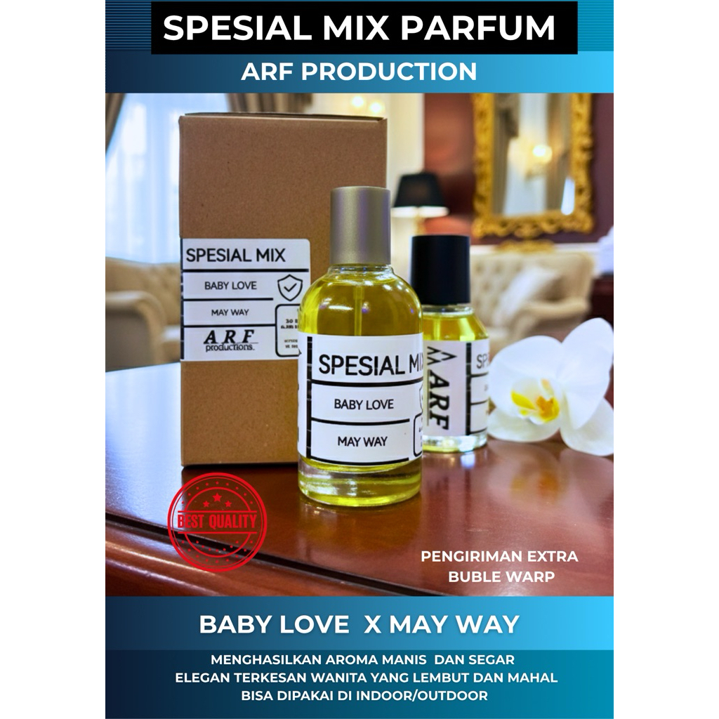 Jual [ARF] BEBY LOVE X MY WY // MIX PARFUM AROMA COCOK BUAT SEMUA ...