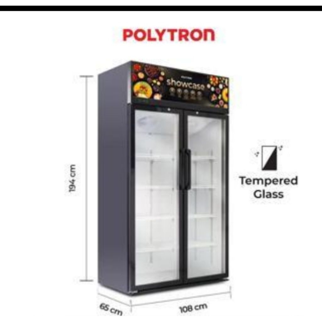 Jual POLYTRON Showcase Display Cooler 590 Liter - SCN 610 | Shopee ...