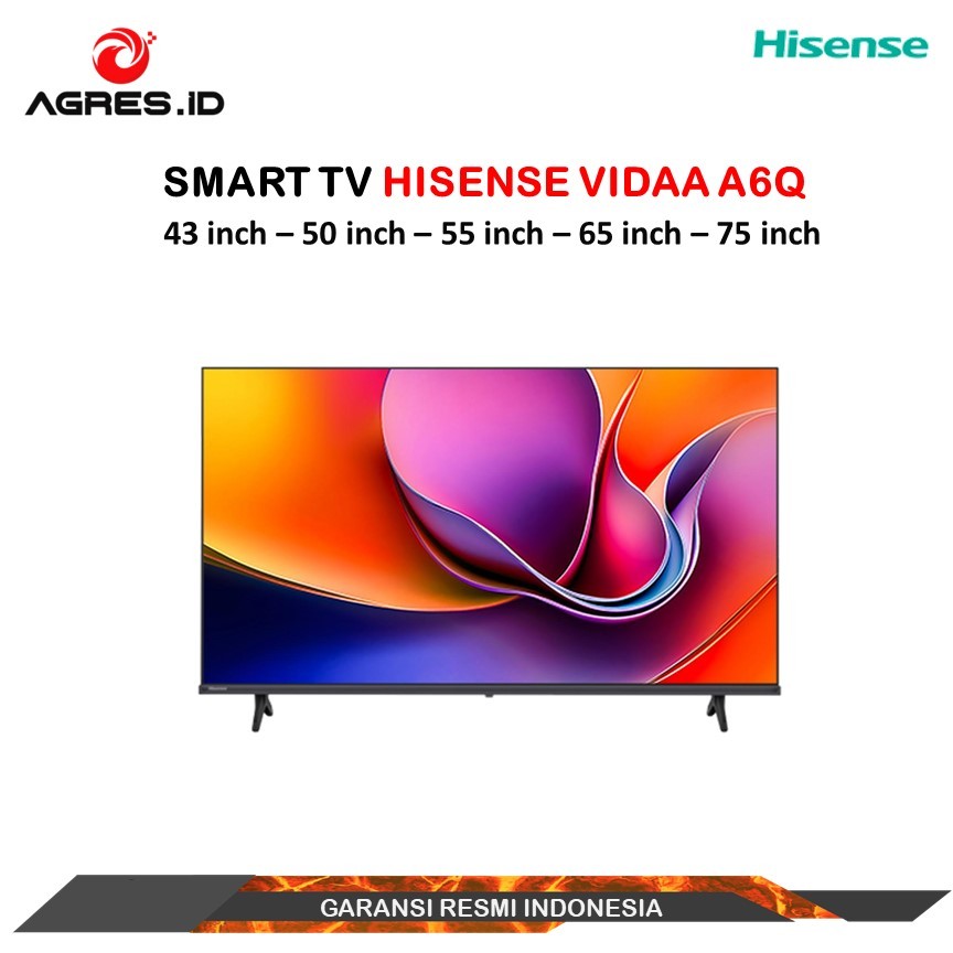 Jual SMART TV HISENSE VIDAA 43" 50" 55" 65" 75" INCH 4K 60HZ | Shopee ...