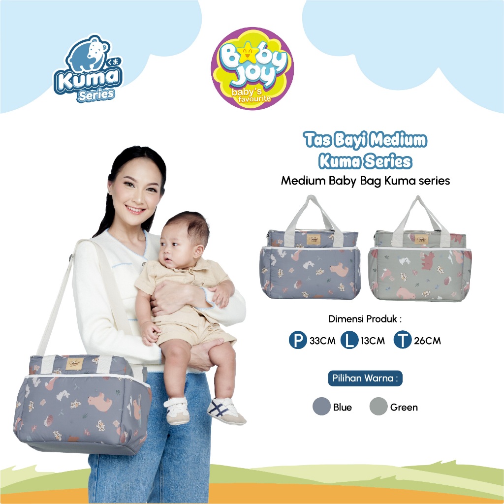 Jual Baby Joy Tas Bayi Medium Kuma Series BJT1081 | Shopee Indonesia