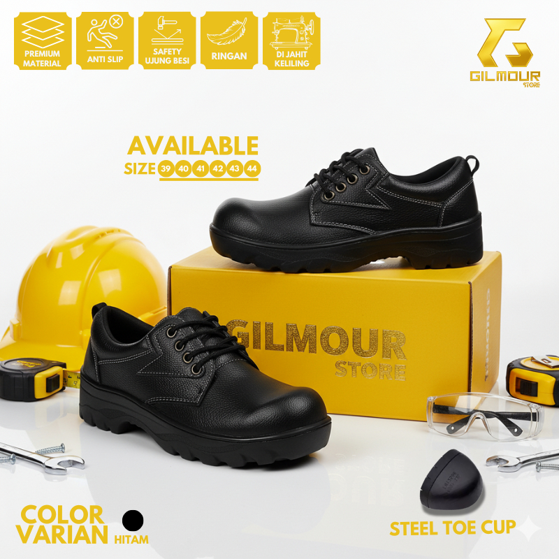 Jual Sepatu Safety Ujung Besi Sepatu Boots Pria Proyek Kerja Pria ...