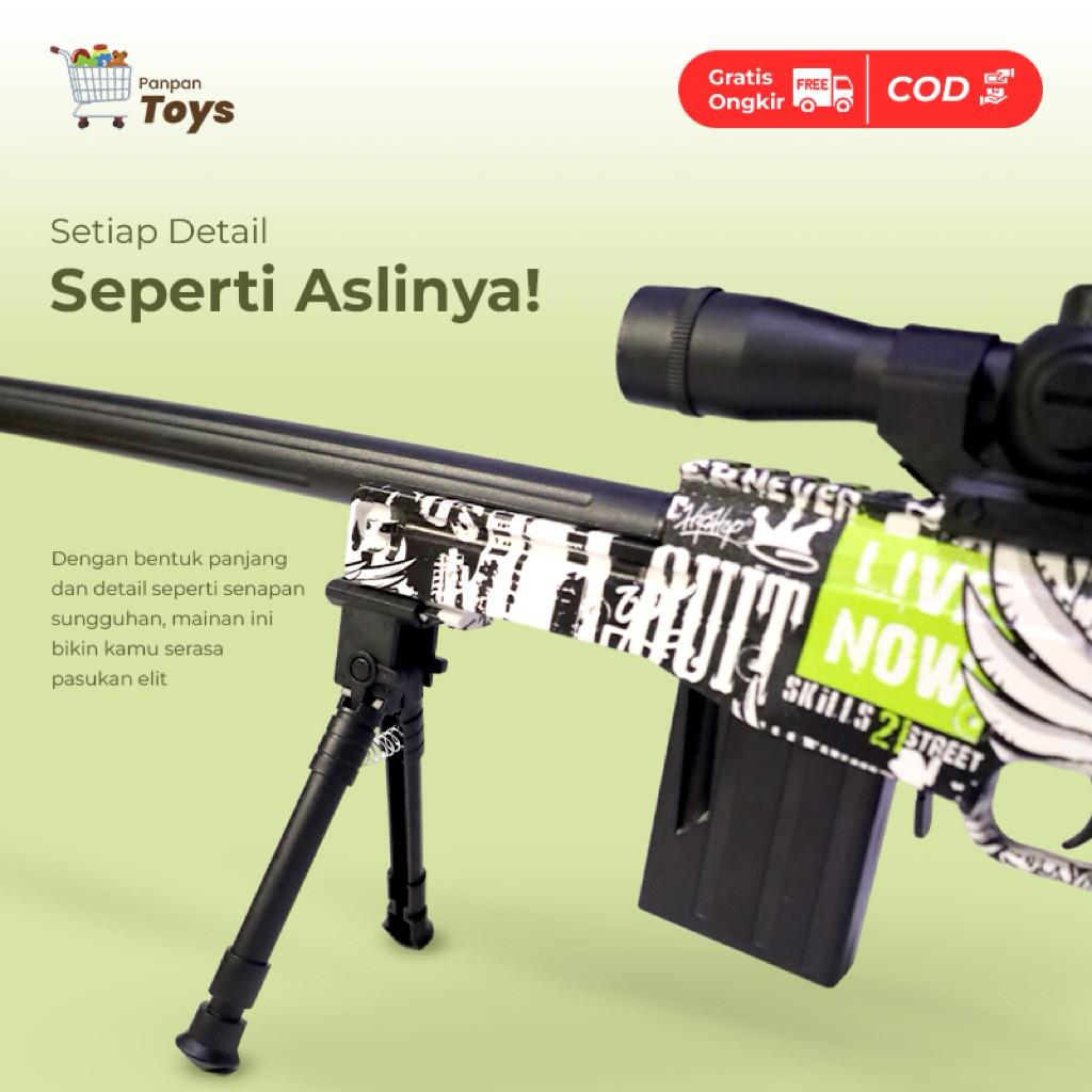 Jual PANPANTOYS Mainan Tembak Tembakan Sniper AWM Gunfight Water Bombs ...
