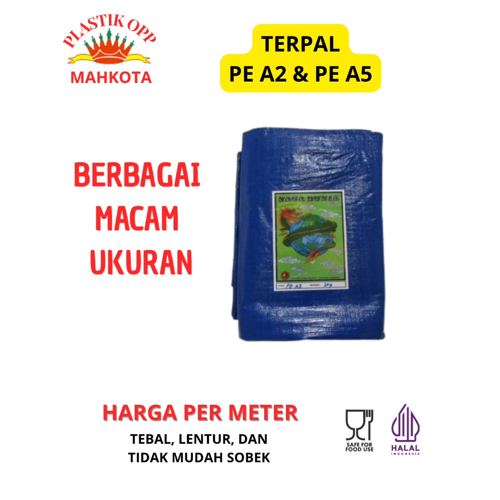 Jual Terpal PE A2 Dan PE A5 Kualitas Bagus Berbagai Ukuran | Shopee ...