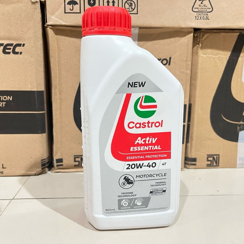 Jual Castrol Activ Essential 4T 20W-40 800ml | Shopee Indonesia