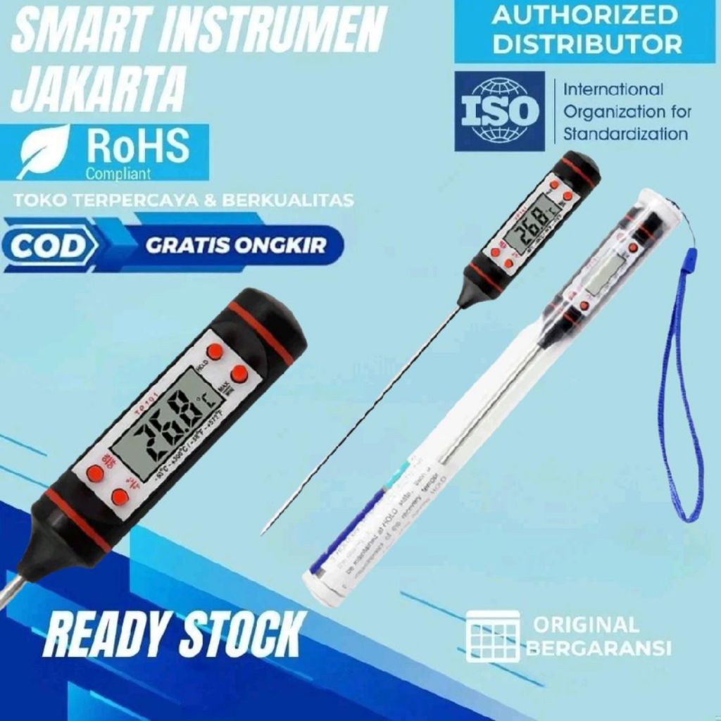 Jual Thermometer Digital Long Stick 30 cm 50 cm - panjang stick ...