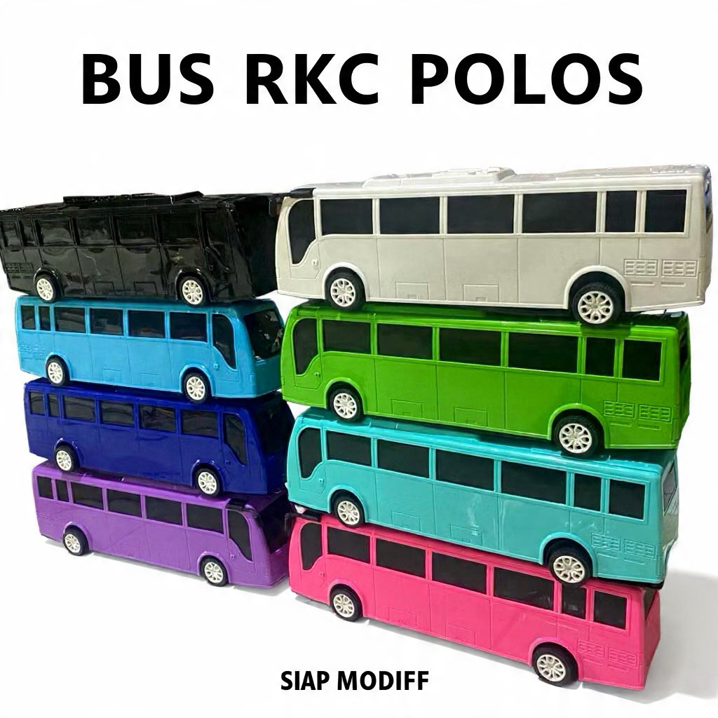 Jual Mainan Bus Polos RKC Tanpa Stiker | Shopee Indonesia