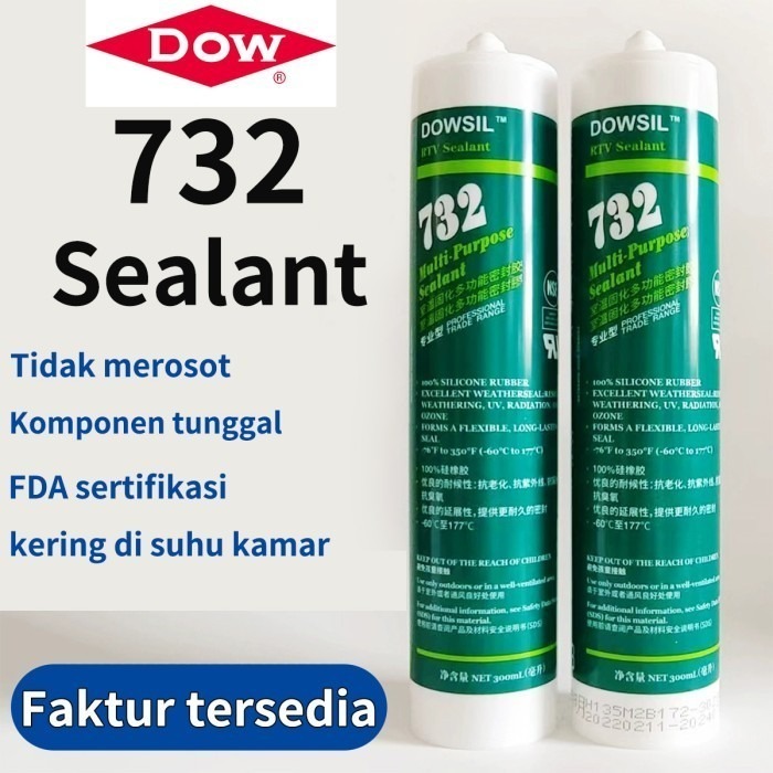 Jual Dowsil / dow corning 732 Sealant RTV Adhesive Sealant FOOD GRADE ...